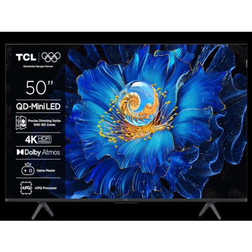 Televizor TCL 50C6KS/MiniLED/50"/4K/60Hz/Google TV/crna