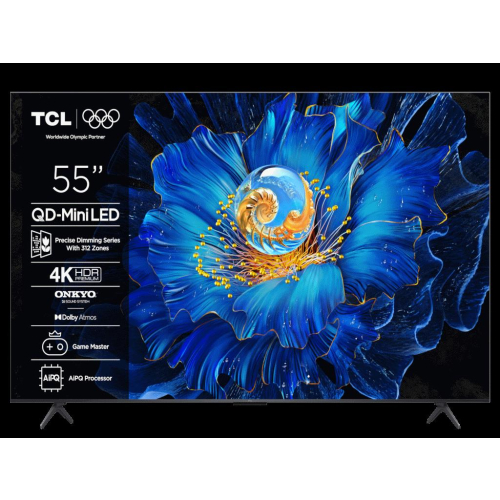 Televizor TCL 55C6KS/MiniLED/55"/4K/60Hz/Google TV/crna