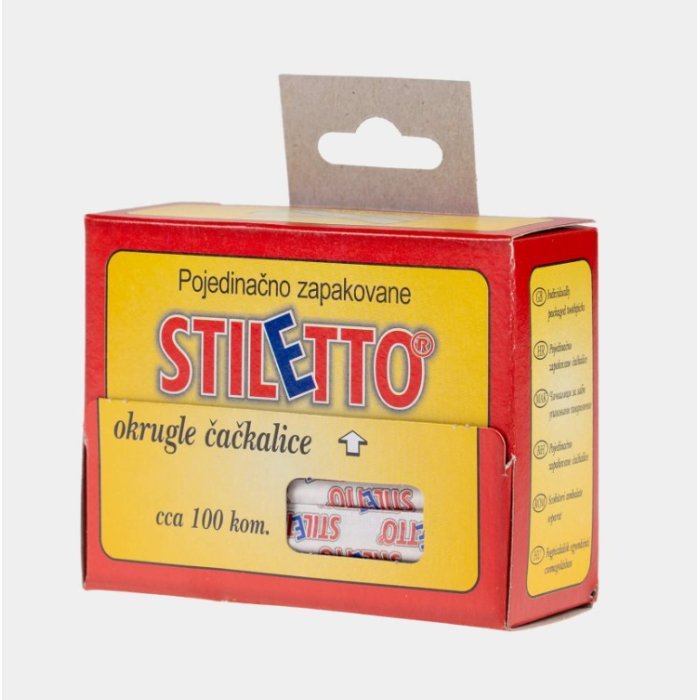 Čačkalice Stiletto 100/1 pojedinačno pakovane u foliju