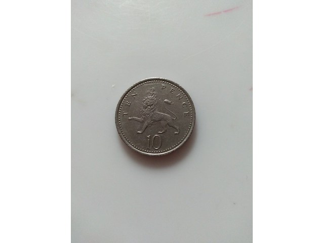 10 penija V.Britanija, 2001.