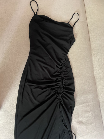 House crna elegantna haljina S