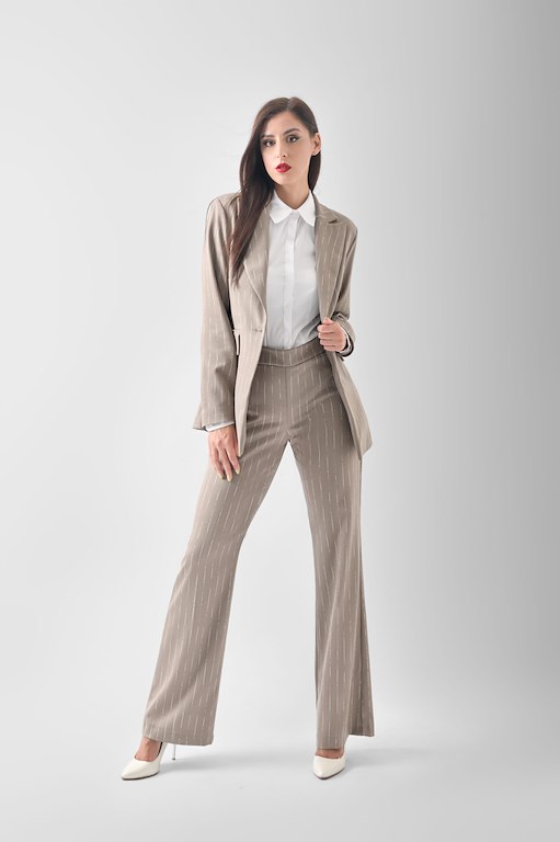Bež pantalone sa prugama J5P2404