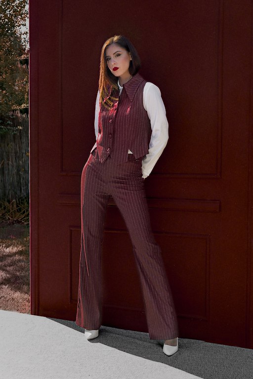 Bordo pantalone na pruge J5P2401