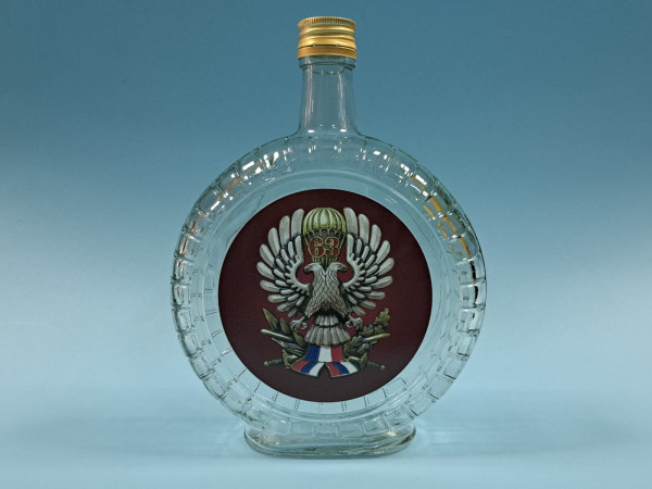 Suvenir ČUTURA, staklo, 700 ml, preslikač, 63. padobranska brigada, 3D, zlatna