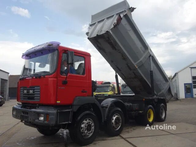 MAN FE 410 8x4 kipper,manual feulpomp,steel kipper kiper