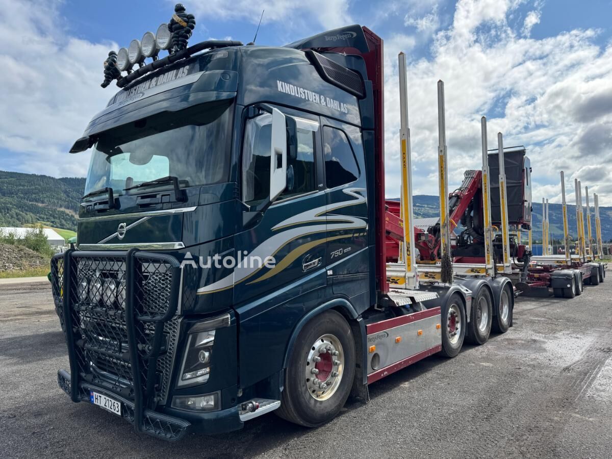 Prodaje se Volvo FH 16 750 8X4 kamion za prevoz drva na aukciji
