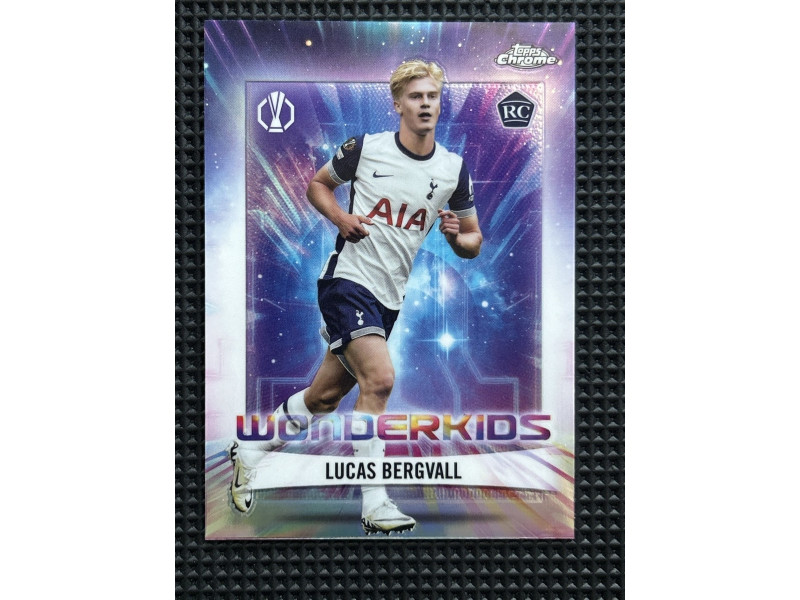 Topps Chrome UEFA 2024-25 #Lucas Bergvall RC