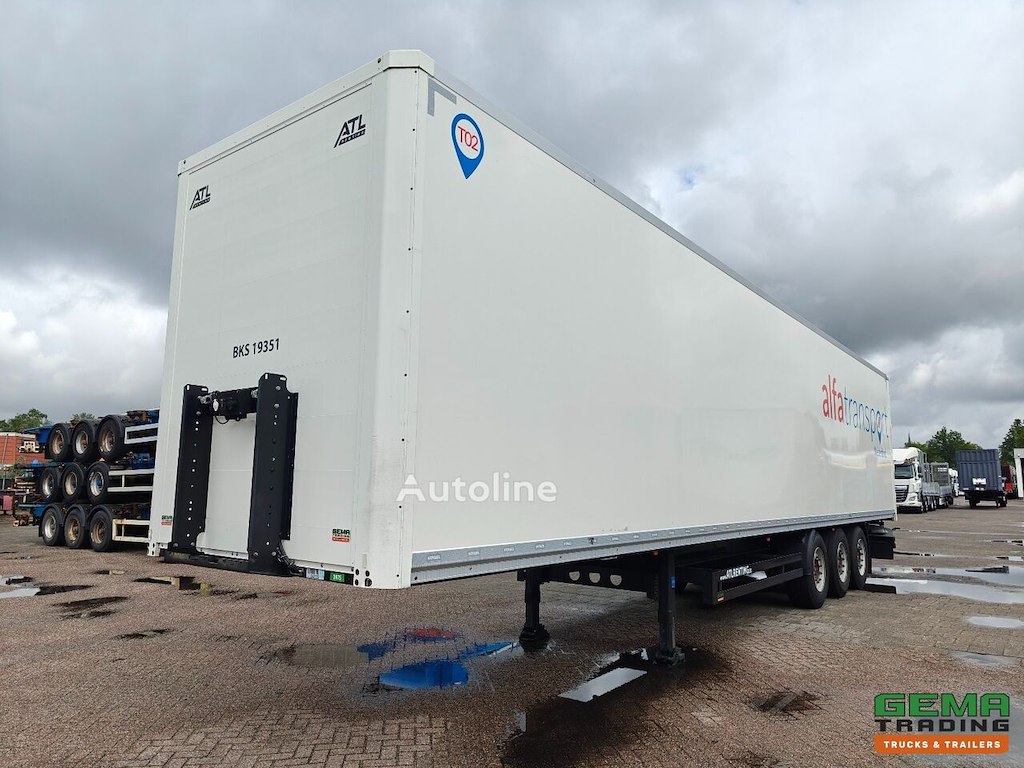 Kögel S24-1 3-Axle SAF - Disc Brakes - Closed Body furgon poluprikolica
