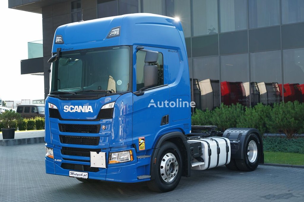 Scania R 450 / RETARDER / HYDRAULIKA / ALUFELGI / I-PARK COOL / PEŁNY A tegljač