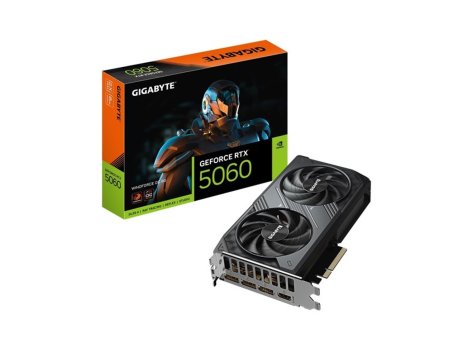 GIGABYTE NVidia GeForce RTX 5060 WINDFORCE OC 8G GDDR7 128-bit GV-N5060WF2OC-8GD