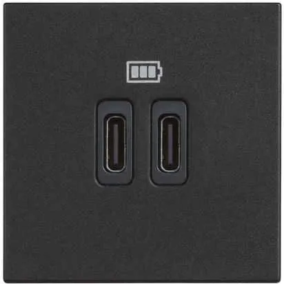 Classia USB TIP C 3A 2M CRNI