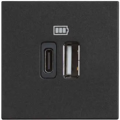 Classia USB TIP A+C 2M CRNA