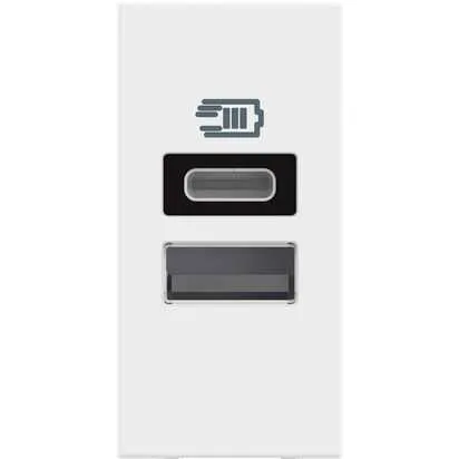Classia USB TIP A+C 1M BELA
