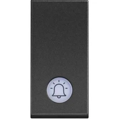 Classia TASTER osvetljen ZVONO 1M 230V CRNI