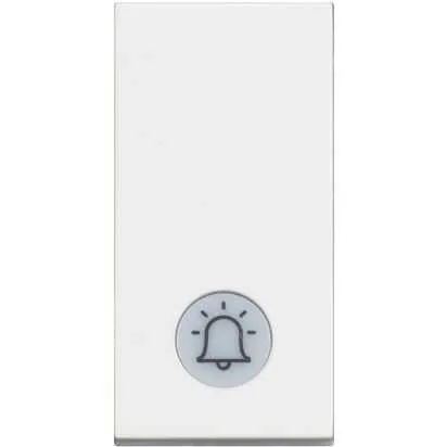 Classia TASTER osvetljen ZVONO 1M 230V BELI