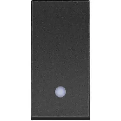 Classia TASTER osvetljen NO 10A 1M CRNI