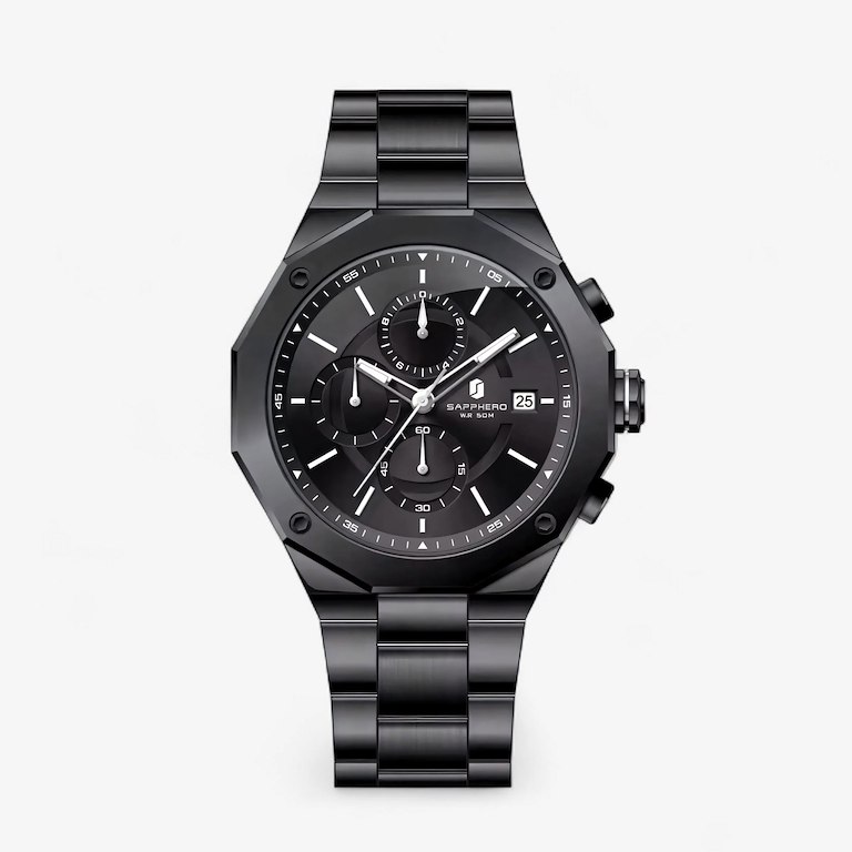 Muški Poslovni sat Sapphero SO2203 - BLACK