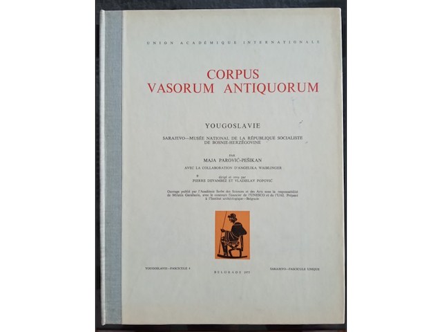 CORPUS VASORUM ANTIQUORUM