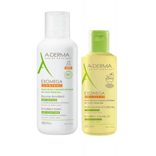 A-DERMA EXOMEGA CONTROL BALZAM 400ML + EXOMEGA ULJE 200 ML GRATIS