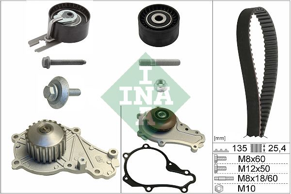Pumpa za vodu + komplet zupčastog kaiša Schaeffler INA 530 0369 30