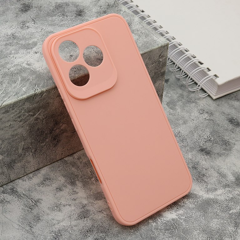 Zastitna maska (futrola) Soft 3D camera - Huawei Honor 400 Lite roze (MS)