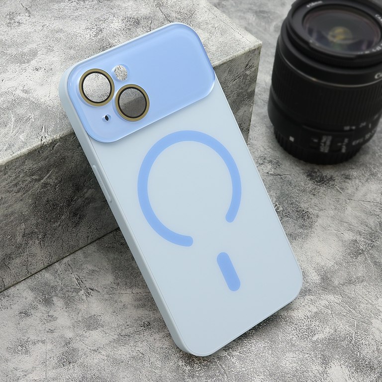 Zastitna maska (futrola) PASTELPOP MagSafe - iPhone 14 (6.1) plava (MS)