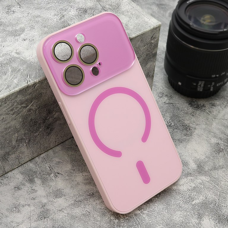 Zastitna maska (futrola) PASTELPOP MagSafe - iPhone 15 Pro (6.1) roze (MS)