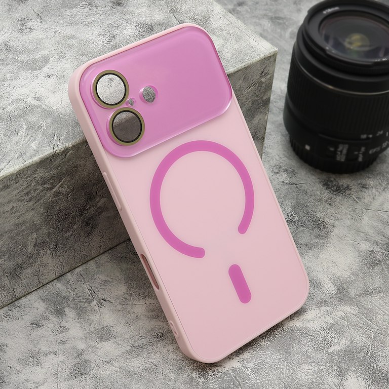Zastitna maska (futrola) PASTELPOP MagSafe - iPhone 16 (6.1) roze (MS)