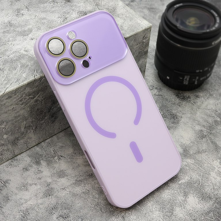 Zastitna maska (futrola) PASTELPOP MagSafe - iPhone 16 Pro Max (6.9) ljubicasta (MS)