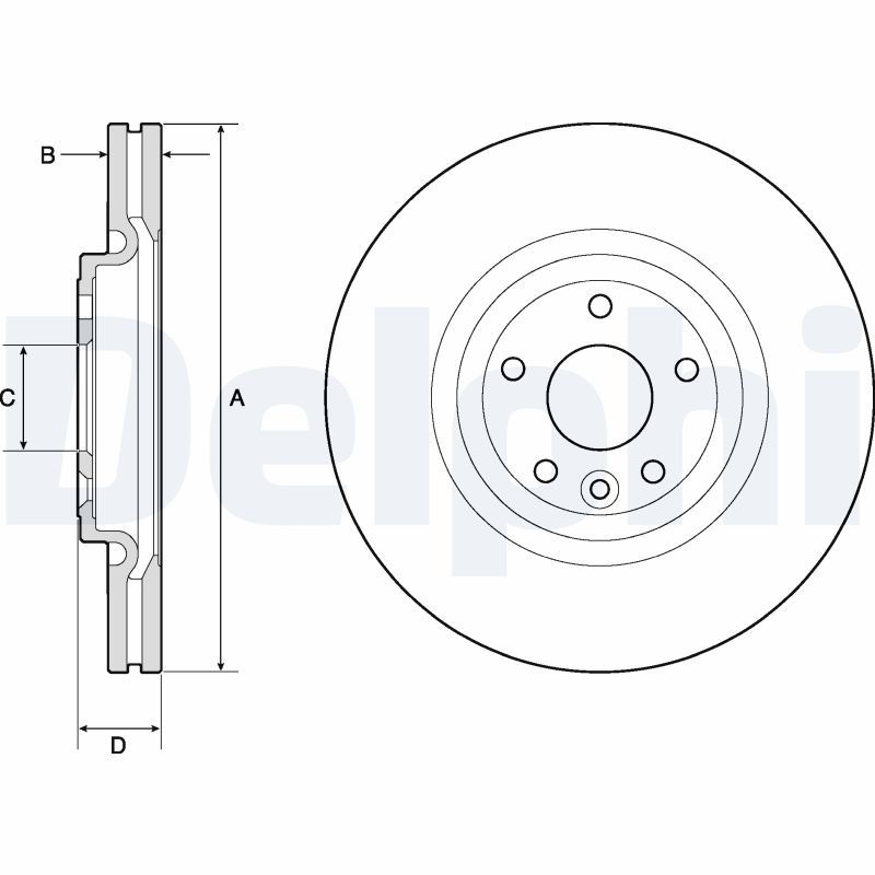 Kočioni disk DELPHI BG9166C