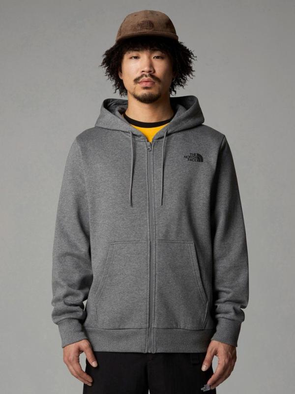 The North face-Siva muška dukserica SIMPLE DOME FULL ZIP HOODIE MEDIUM GREY HEATHER