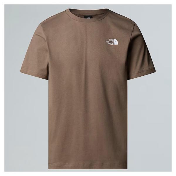 The North face-Braon muška majica Mocha Brown-MushrooGrey
