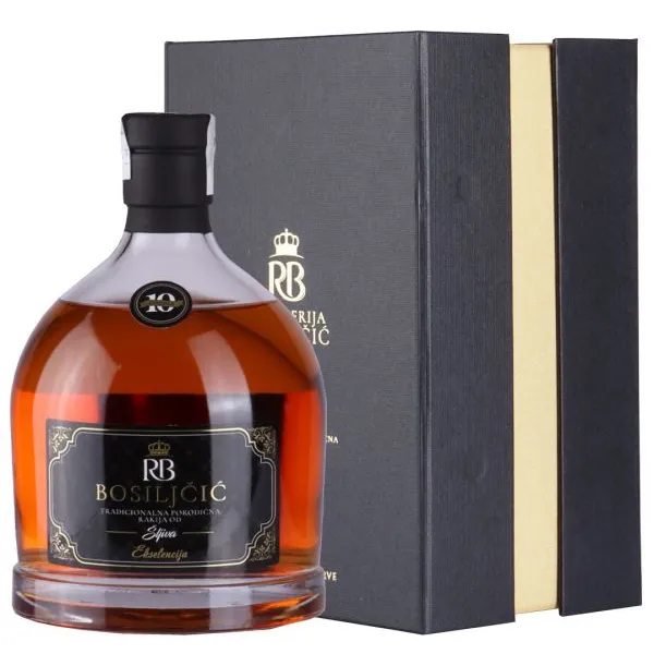 Bosiljčić Ekselencija Šljiva 10yo Gift Box 0,7l