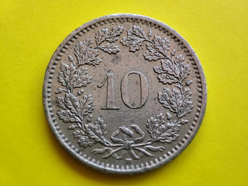 10 Rappen švajcarska 1997