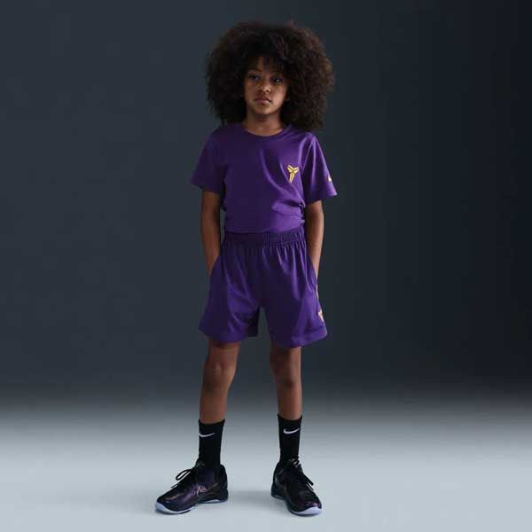 KIDS' KOBE DRI-FIT SHORTS 'PURPLE'