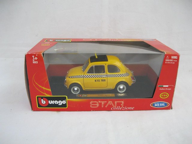 1:24 burago fiat 500
