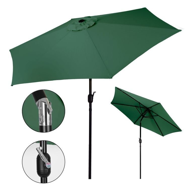 Veliki ugaoni suncobran GREEN