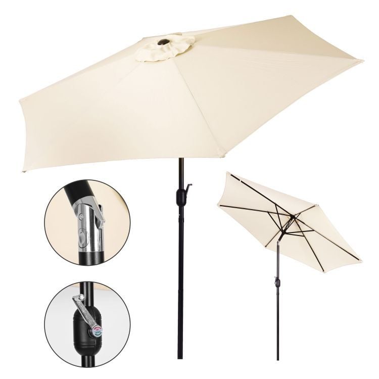 Veliki ugaoni suncobran BEIGE