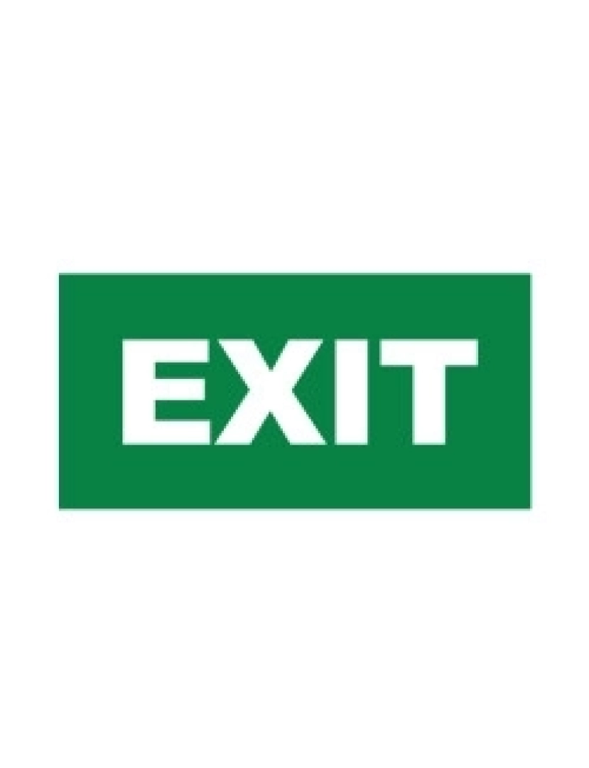 EXIT ZNAK IZLAZ PVC BRAYTRON