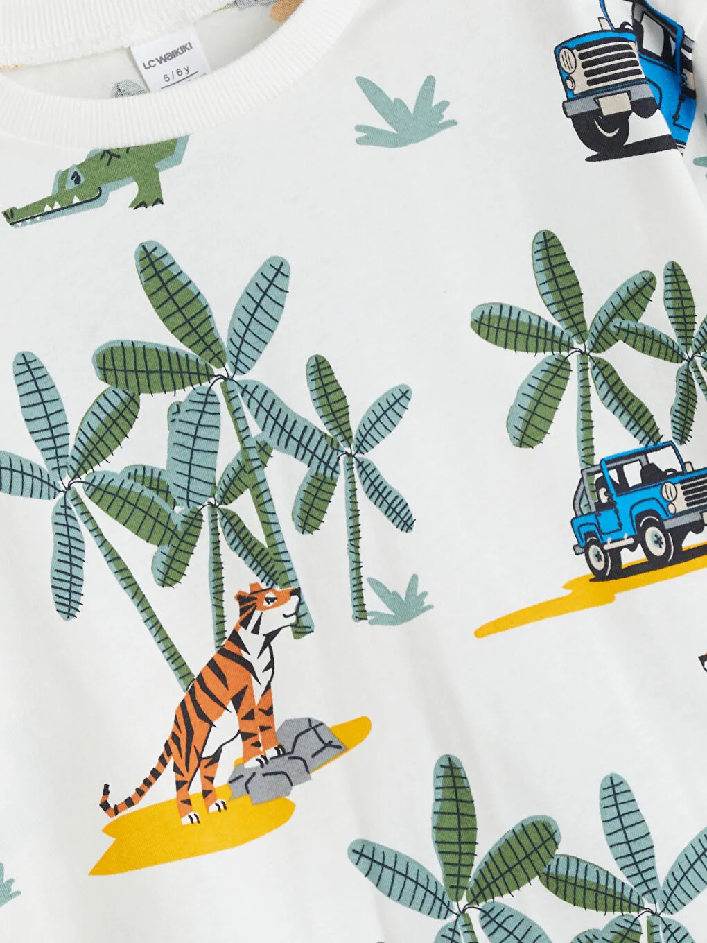 LCW Kids Majica Sa Okruglim Izrezom, Štampana, Za Dečake, 2-pakovanja