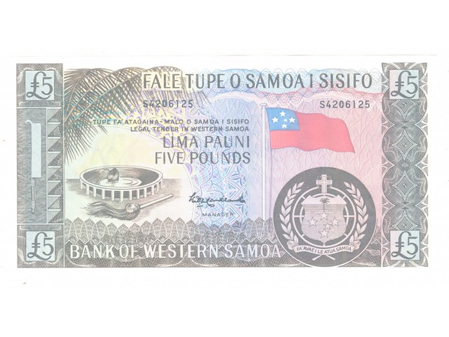 Zapadna Samoa 5 pounds 1963 - 2000 UNC