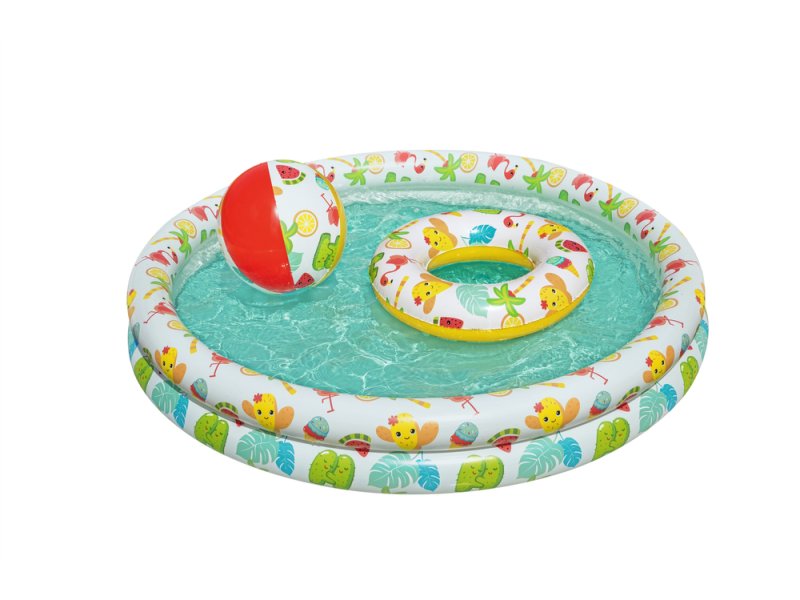 BESTWAY DEČIJI BAZEN 3/1 SET 122 X 20CM