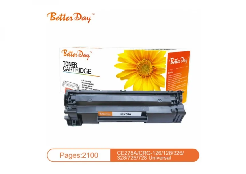 Toner BetterDay CE278A/CRG728 zam. kaseta za HP 2.1k