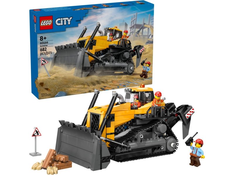 LEGO 60466 ŽUTI BULDOŽER
