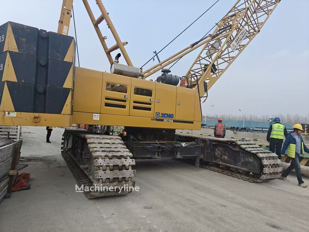 XCMG XGC100A XCMG 100 ton crawler crane kran guseničar