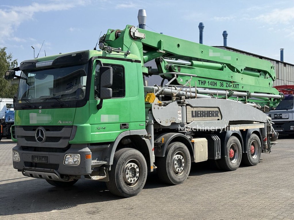 Liebherr THP 170H36Z4 na šasiji Mercedes-Benz ACTROS 3241 8x4 EURO5 POMPA DO BETONU LIEBHERR 36Z4 pumpa za beton