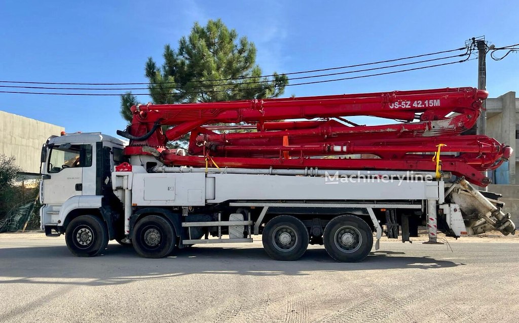 JunJin na šasiji MAN Junjin 42/5 pumpa za beton