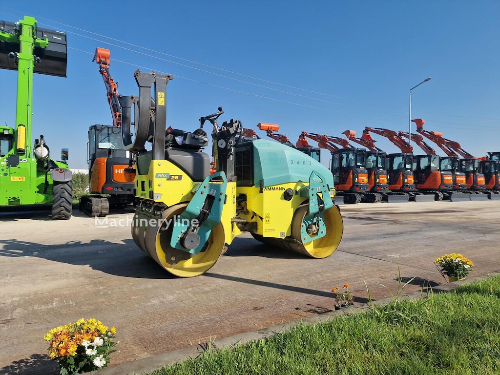 Ammann ARX 26. 2018, 934h, 1,2 wide, 2,6t, wattering system, Yanmar eng mali valjak