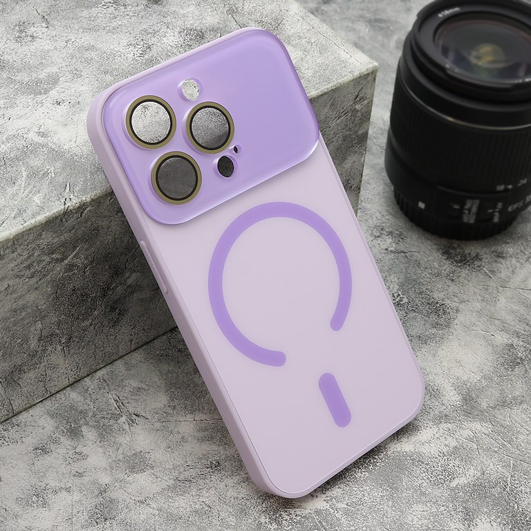 Futrola PASTELPOP MagSafe za iPhone 15 Pro (6.1) ljubicasta (MS)