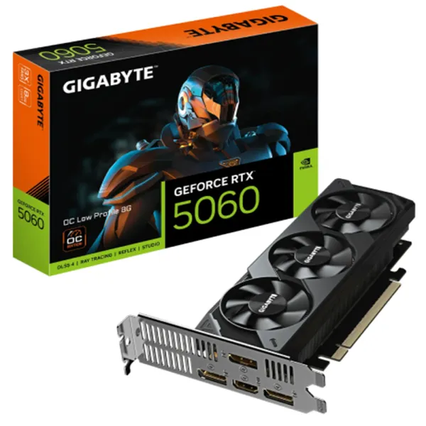 GIGABYTE nVidia GeForce RTX 5060 OC low profile 8GB 128bit GV-N5060OC-8GL rev. 1.0 grafička karta